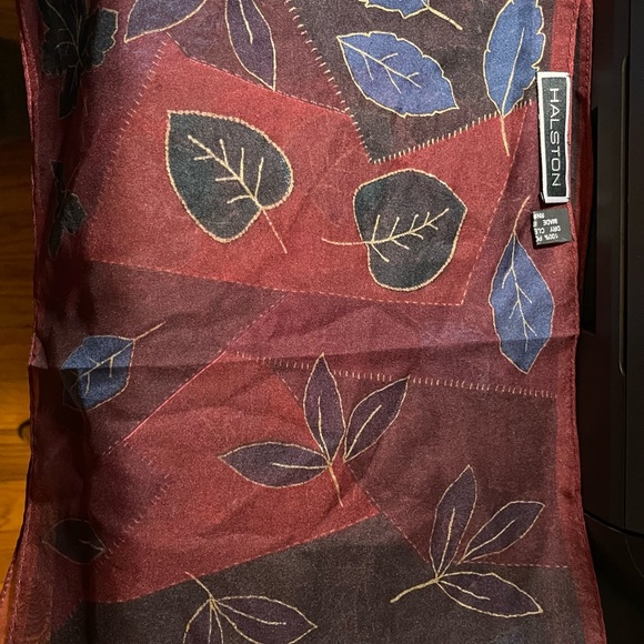 Halston Heritage | Accessories | Vintage Halston Lightweight Fall Scarf ...